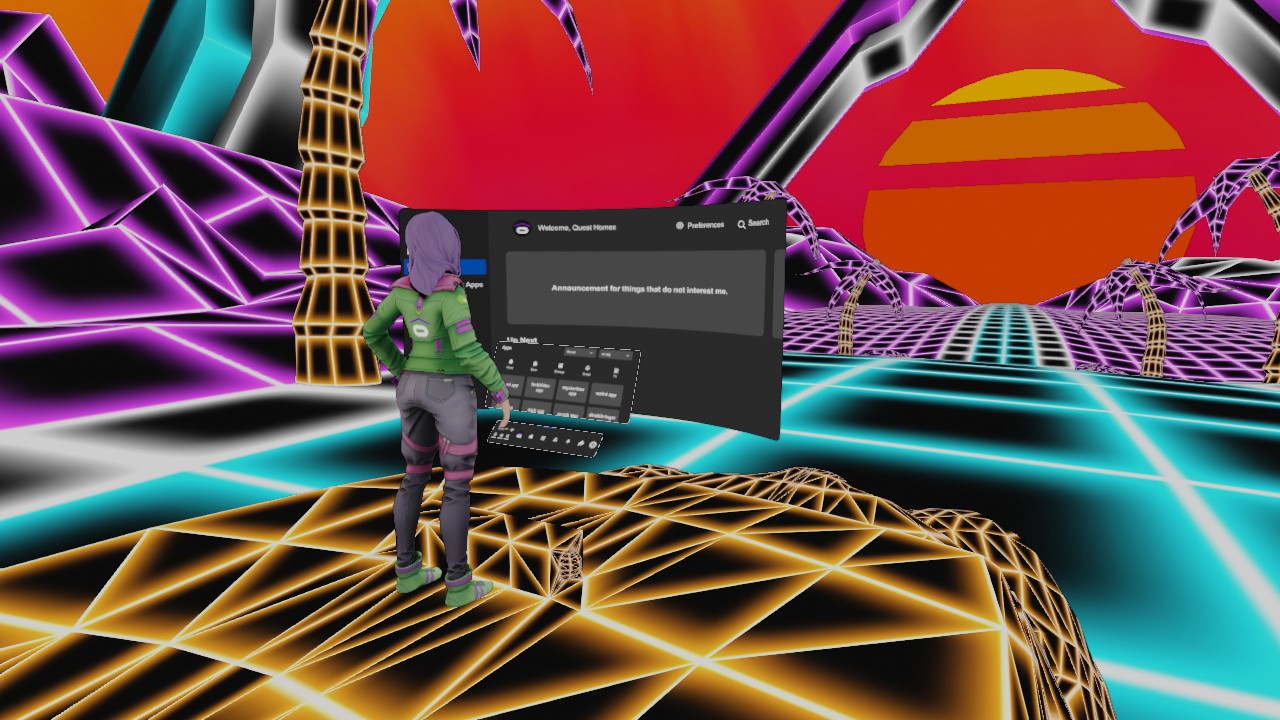 Custom Home: Synthwave No01 on SideQuest Oculus Quest Games & Apps ...
