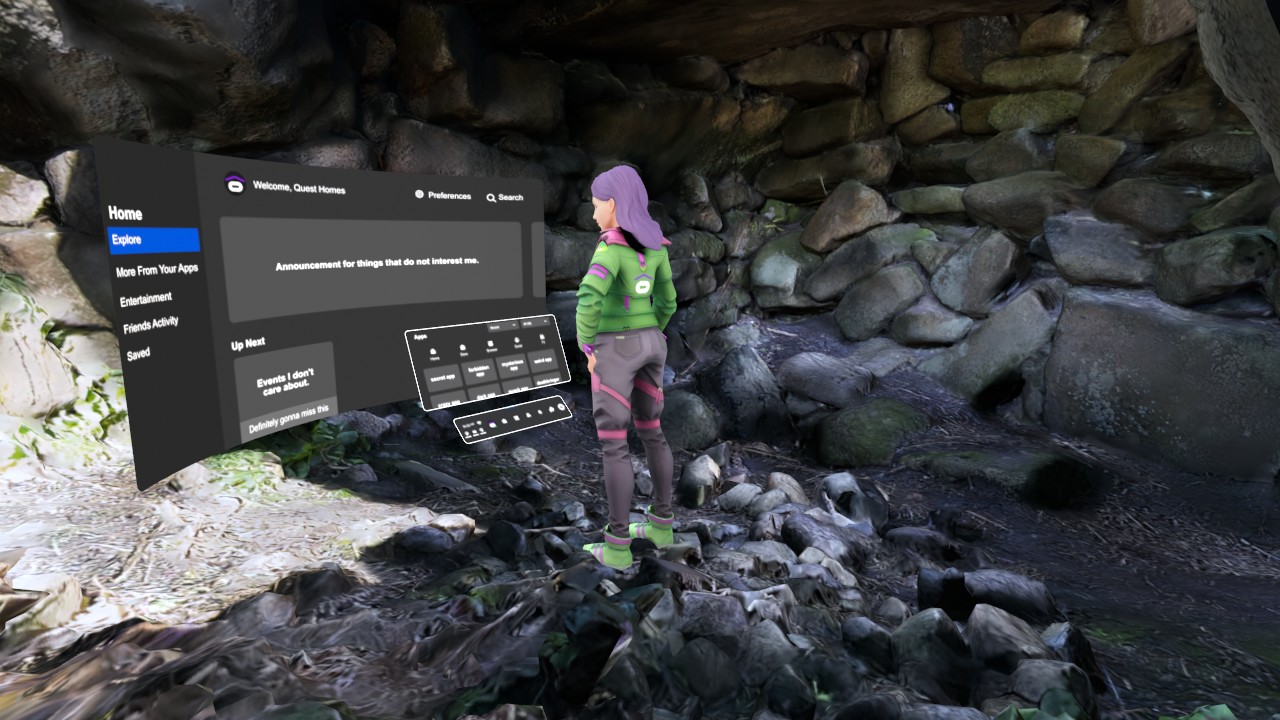 Custom Home: cave on SideQuest Oculus Quest Games & Apps including AppLab Games ( Oculus App Lab )