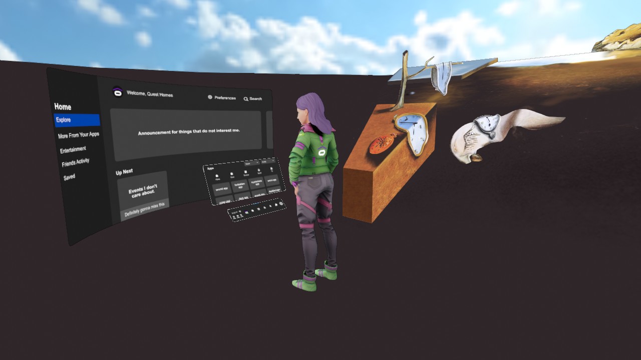 Custom Home: Dali Time on SideQuest Oculus Quest Games & Apps including ...