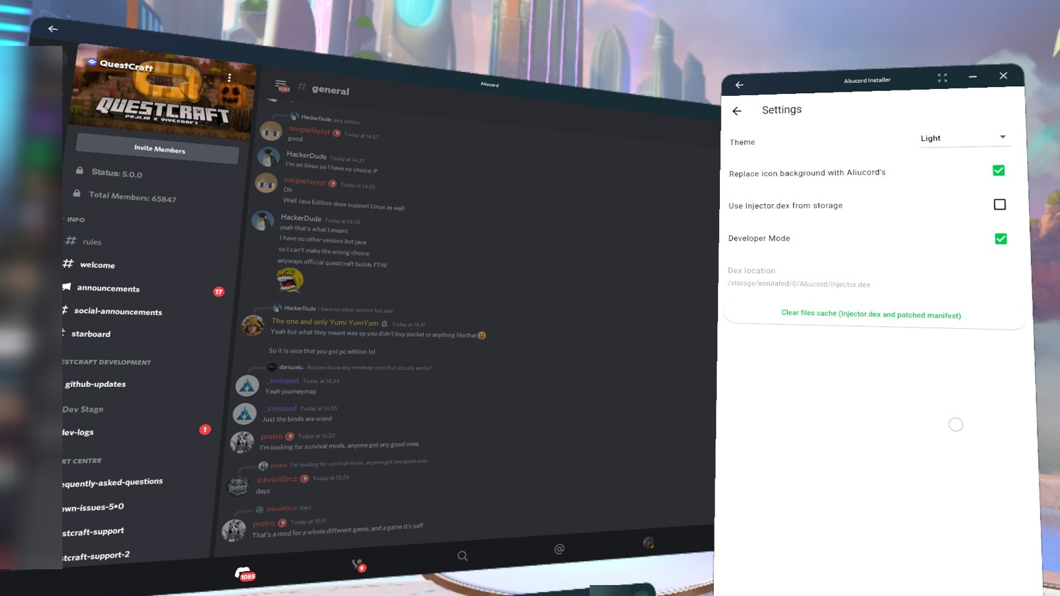 Aliucord Manager Simplified Setup For Enhanced Discord On Sidequest