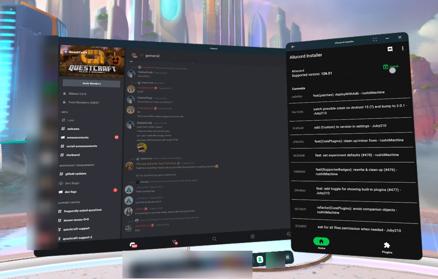 Aliucord Manager Simplified Setup For Enhanced Discord On Sidequest