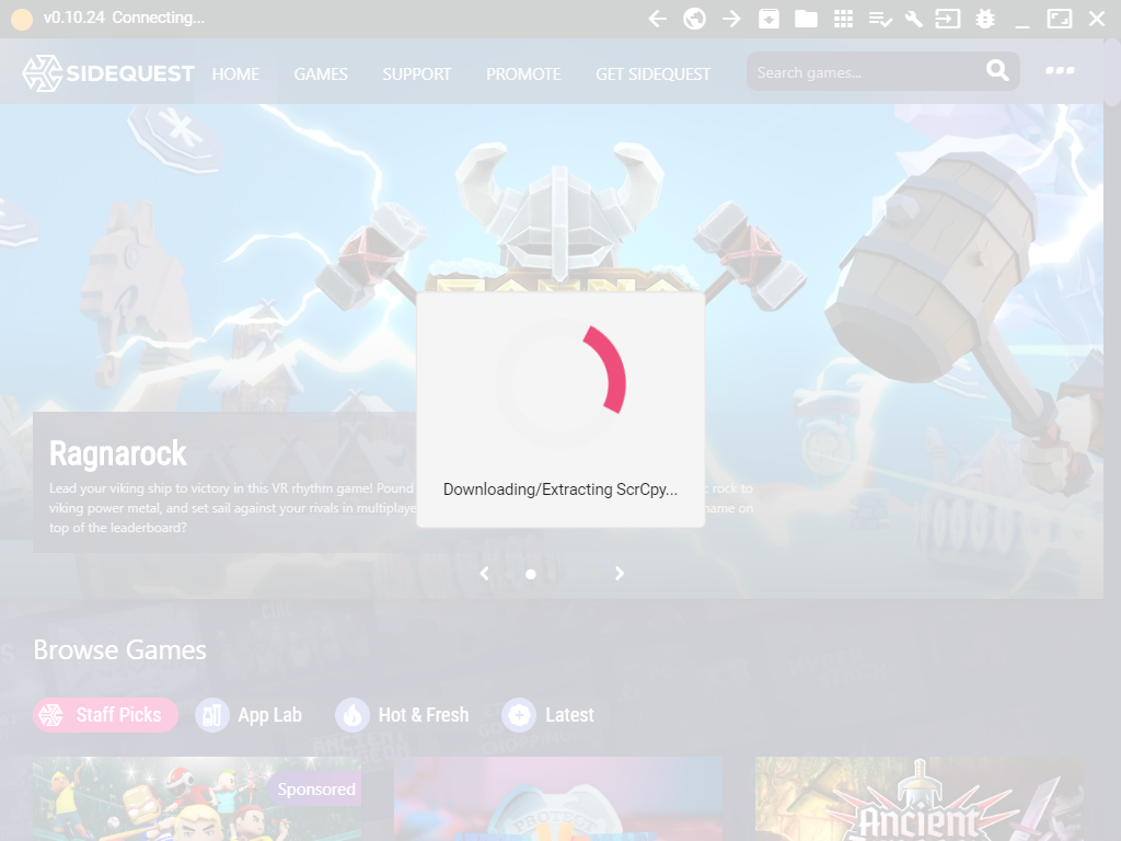 SideQuest Community ... Post: Downloading/Extracti... SideQuest