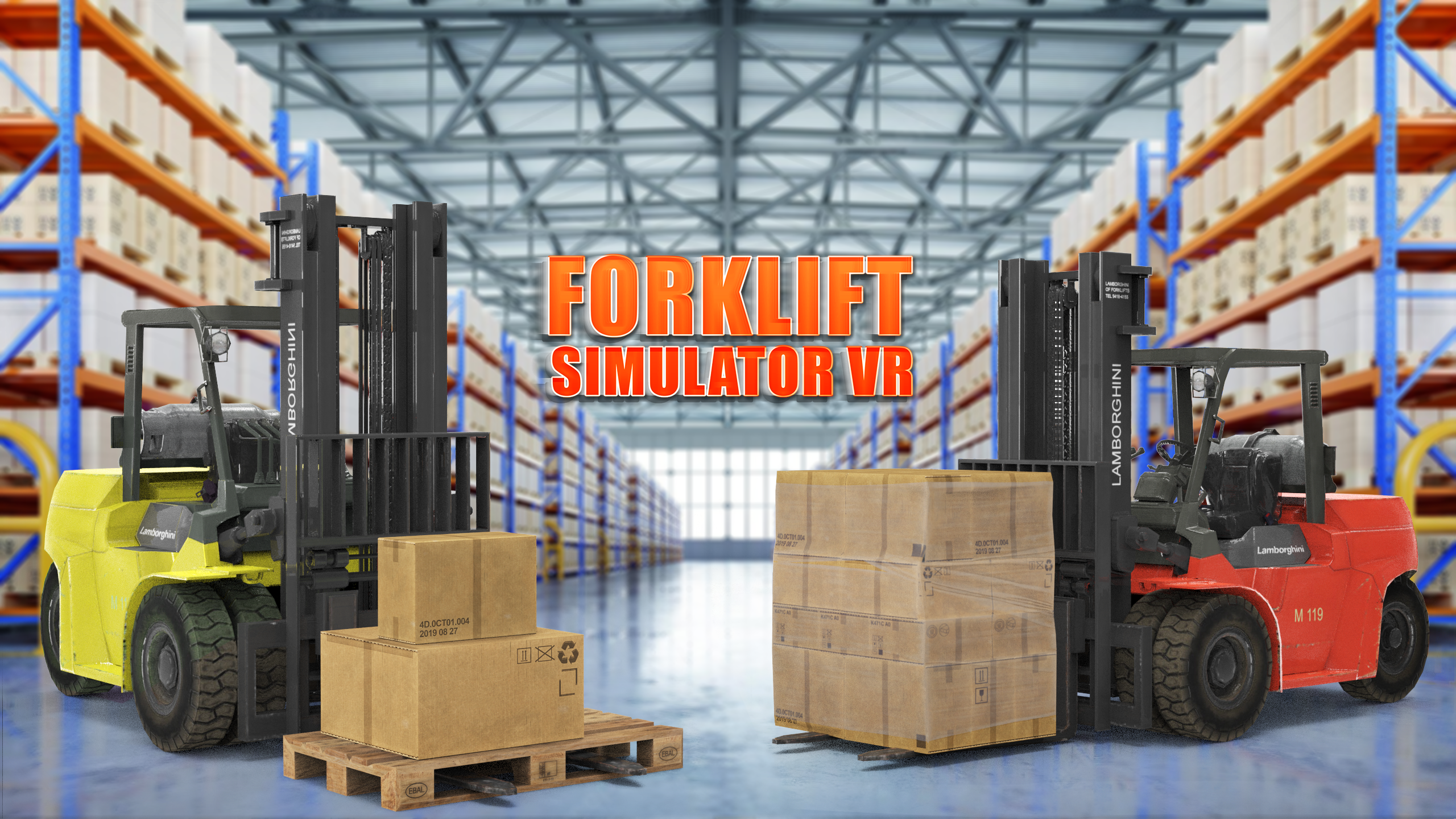 Forklift Simulator VR Fork lifter operator Parking Game on SideQuest ...