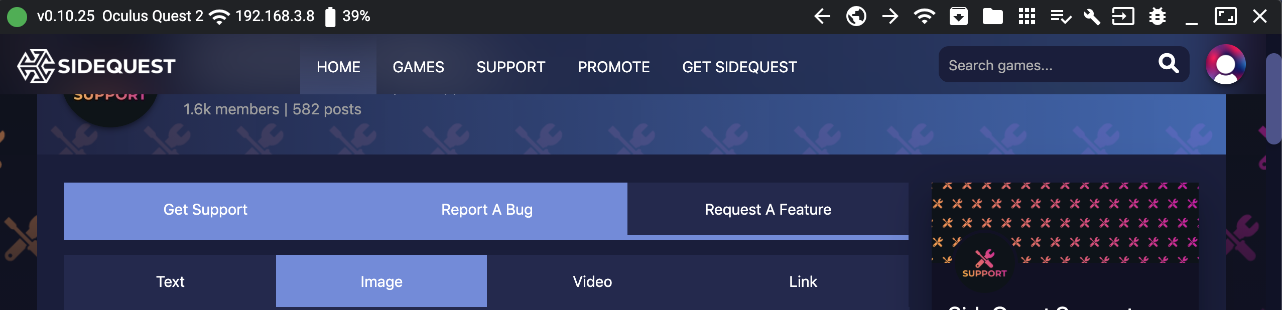 SideQuest Community ... Post: Casting problem SideQuest