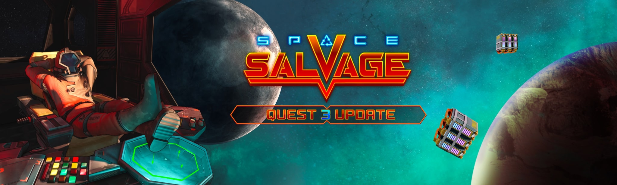 Space Salvage on SideQuest Oculus Quest Games & Apps including AppLab Games ( Oculus App Lab )