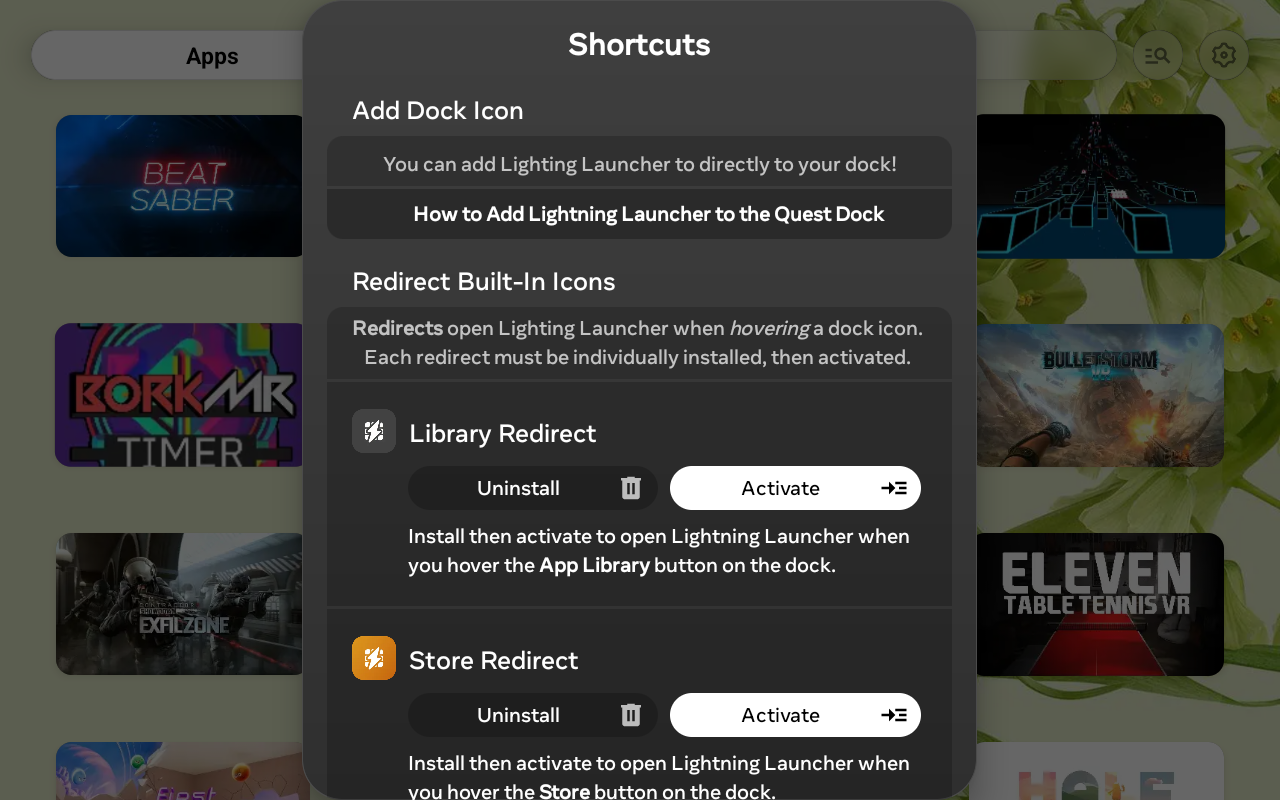 Lightning Launcher on SideQuest Oculus Quest Games & Apps including AppLab Games ( Oculus App Lab )