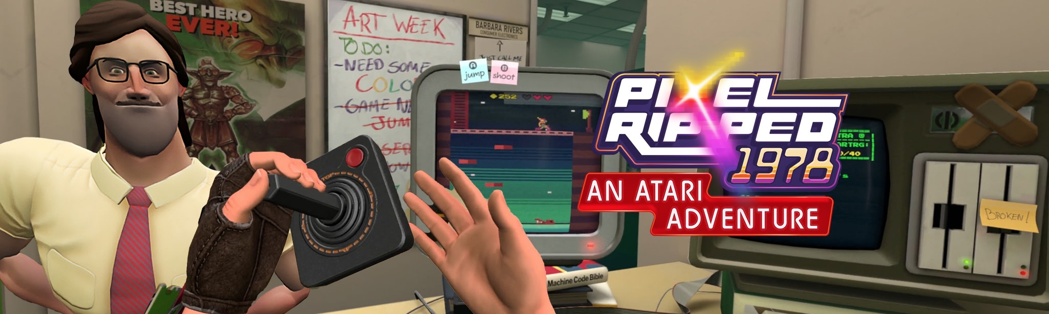 Pixel Ripped 1978: An Atari Adventure on SideQuest Oculus Quest Games ...