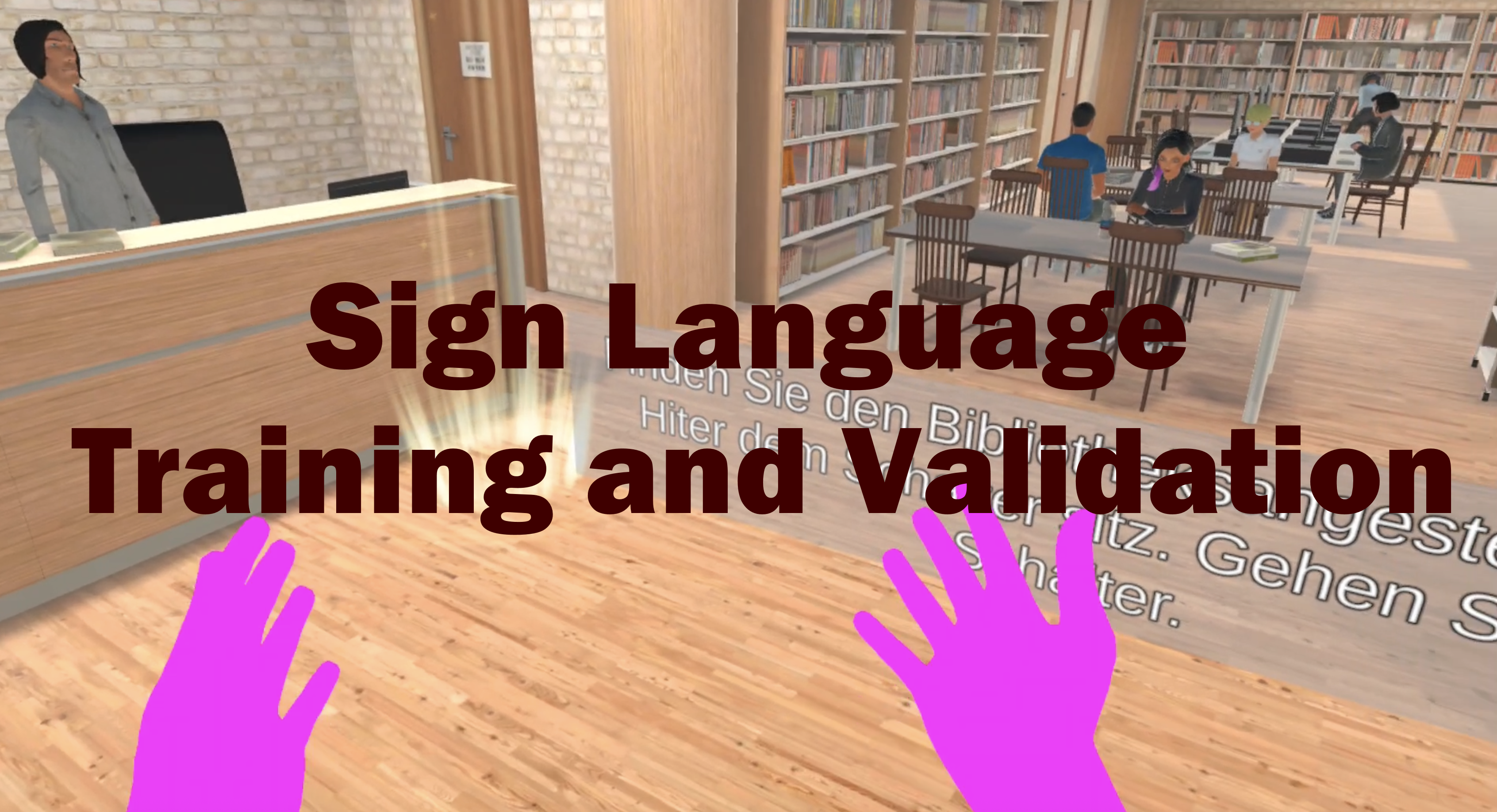 Library. Sign Language Training and Validation (EN, ES, IT, DE, AT, PL ...