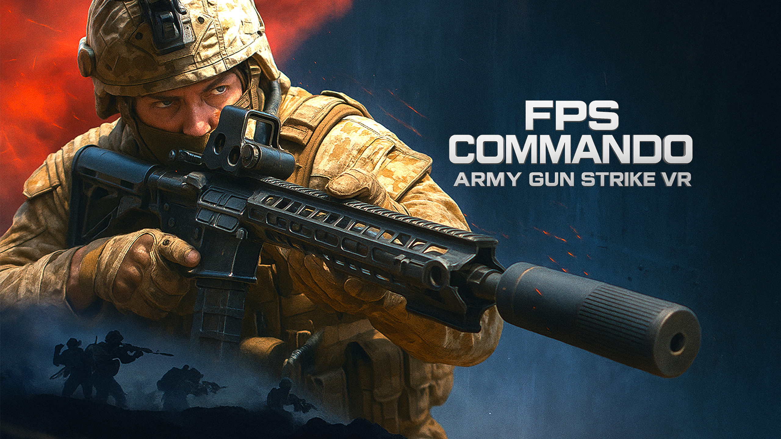 FPS Commando : Army Gun Strike VR on SideQuest Oculus Quest Games & Apps including AppLab Games ...