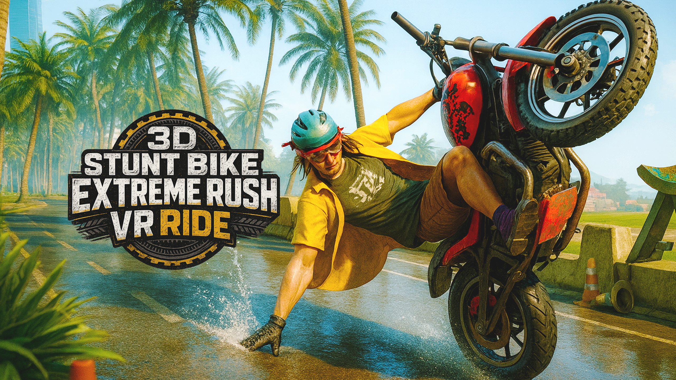 3D Stunt Bike Extreme Rush VR Ride on SideQuest Oculus Quest Games & Apps including AppLab Games ...