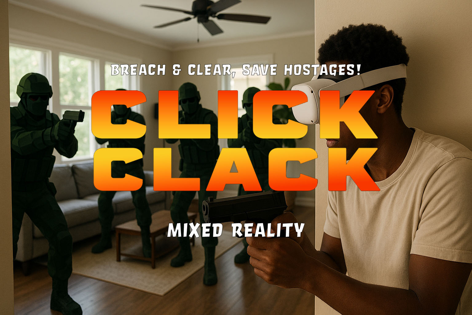 Click Clack Mixed Reality on SideQuest Oculus Quest Games & Apps ...