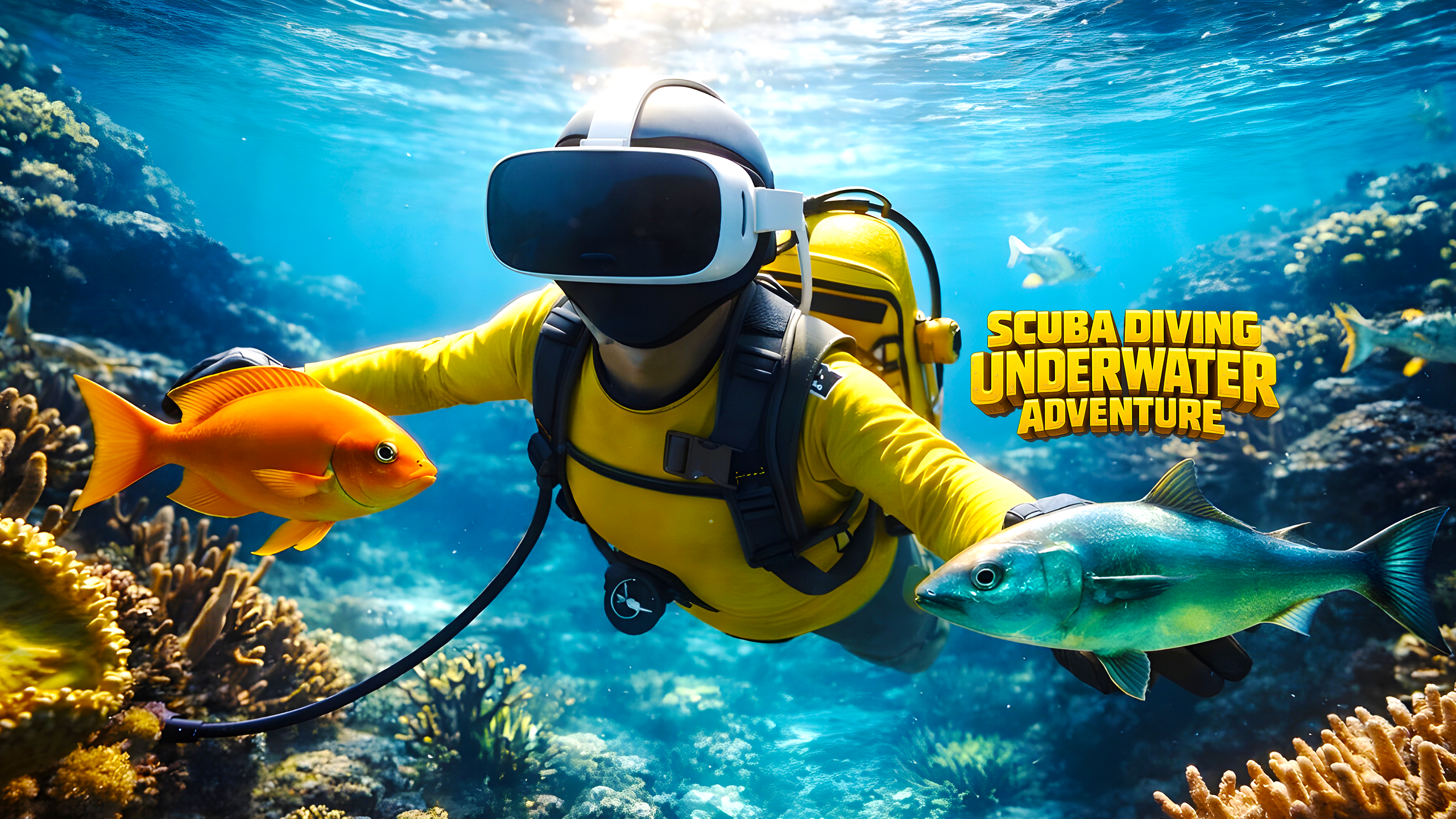 Scuba Diving Underwater Adventure on SideQuest Oculus Quest Games ...