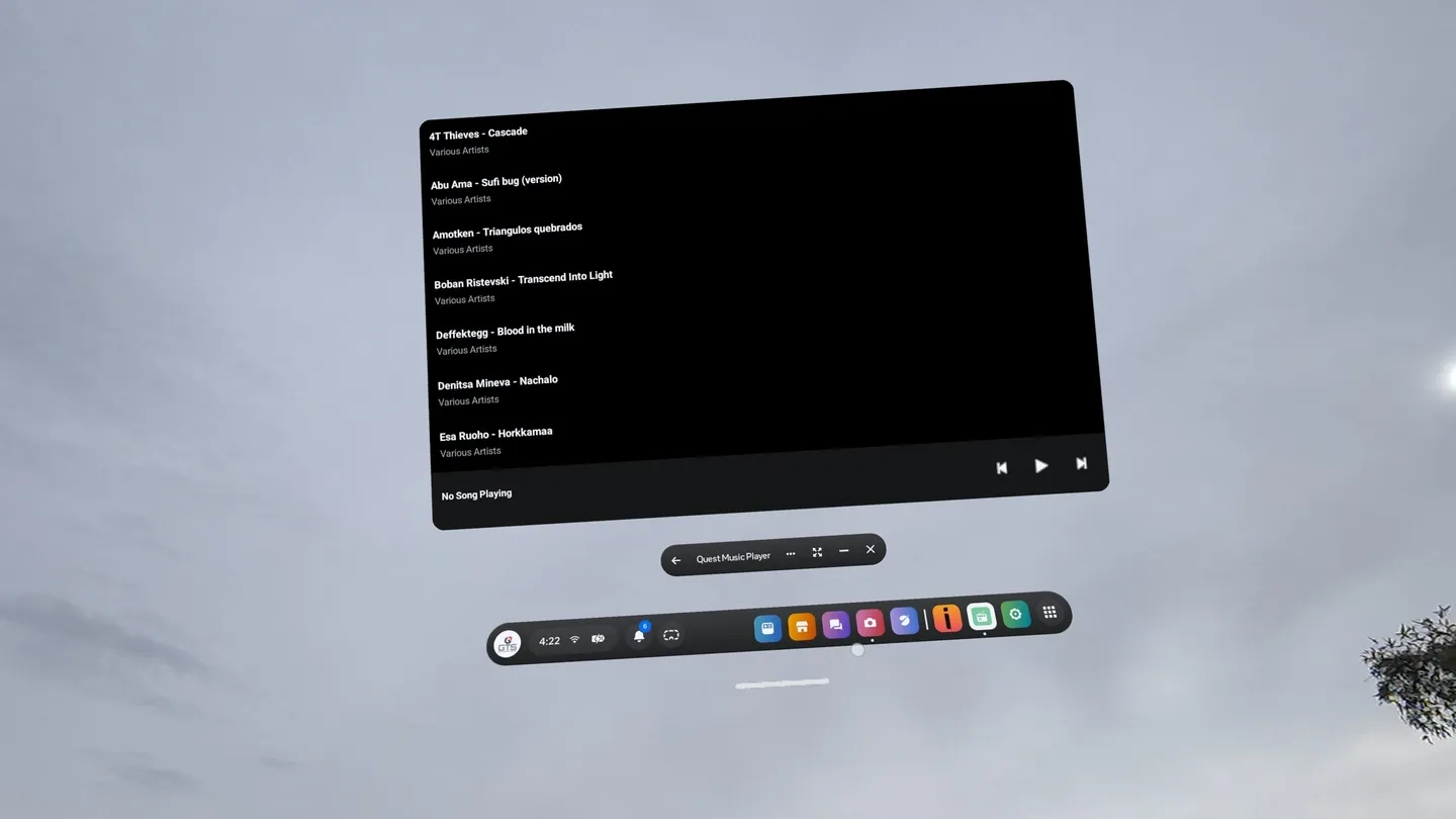 Music Player for Meta Quest on SideQuest Oculus Quest Games & Apps ...