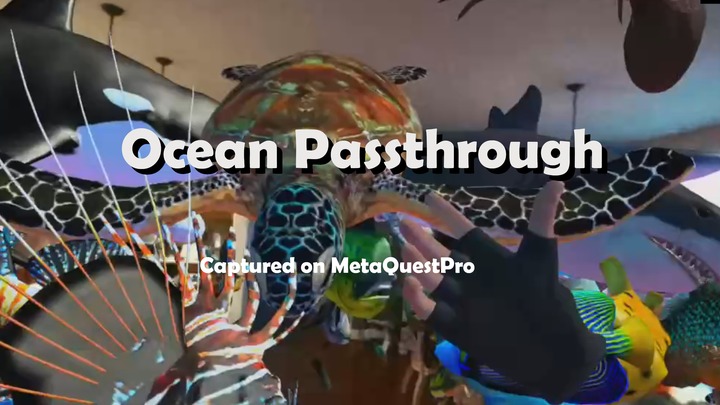 Ocean Passthrough Handtracking on SideQuest Oculus Quest Games & Apps including AppLab Games ...