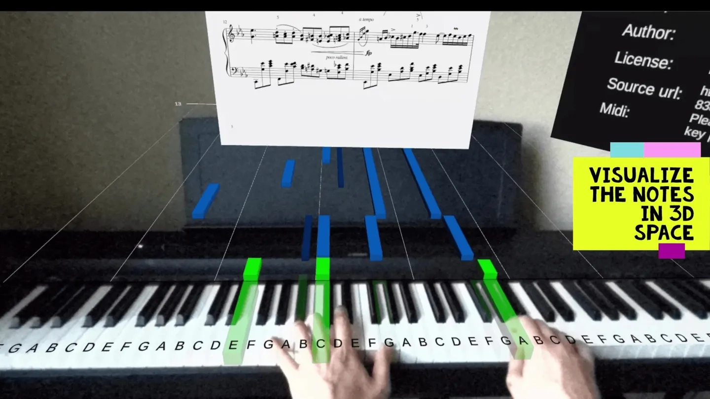 PianoVision on SideQuest Oculus Quest Games & Apps including AppLab ...