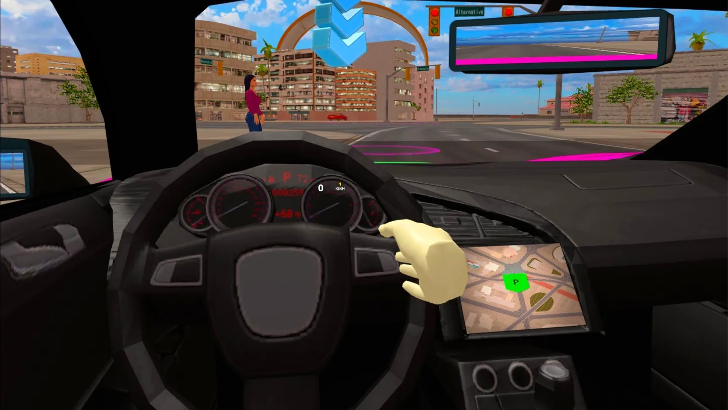 Crazy Taxi VR Car Driving | Car Simulator on SideQuest Oculus Quest ...