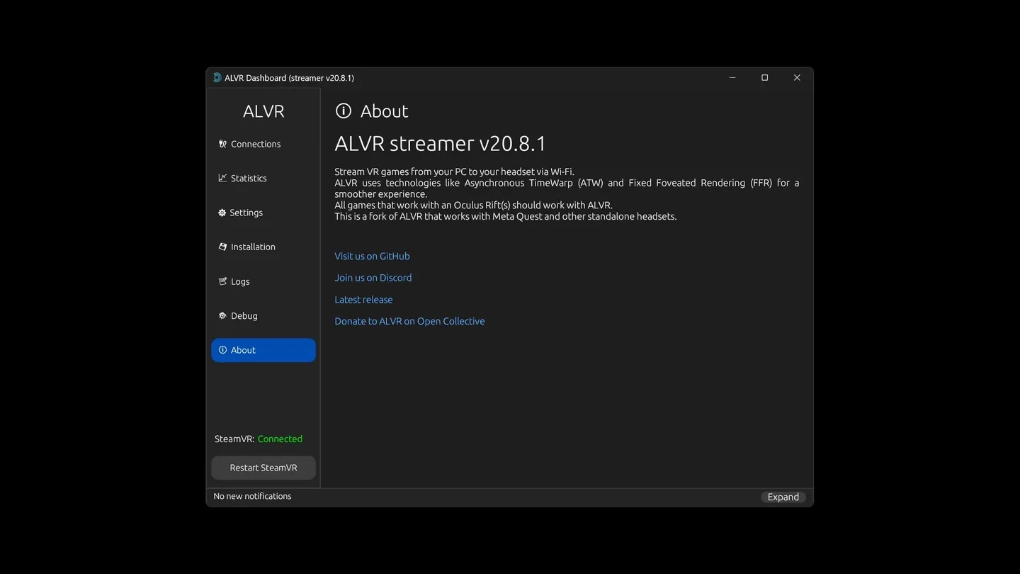 ALVR on SideQuest Oculus Quest Games & Apps including AppLab Games ...