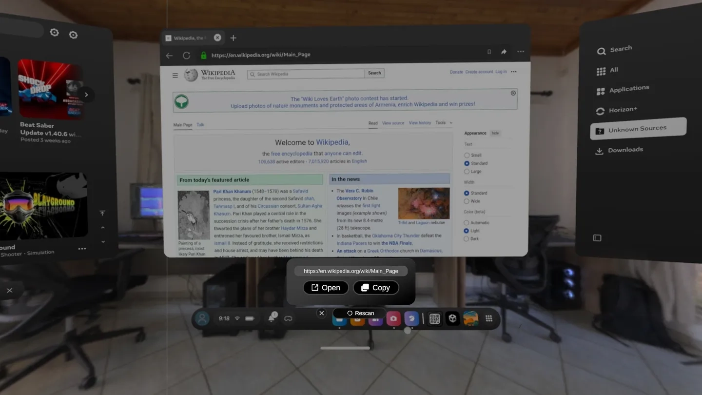 QR Scanner on SideQuest Oculus Quest Games & Apps including AppLab ...