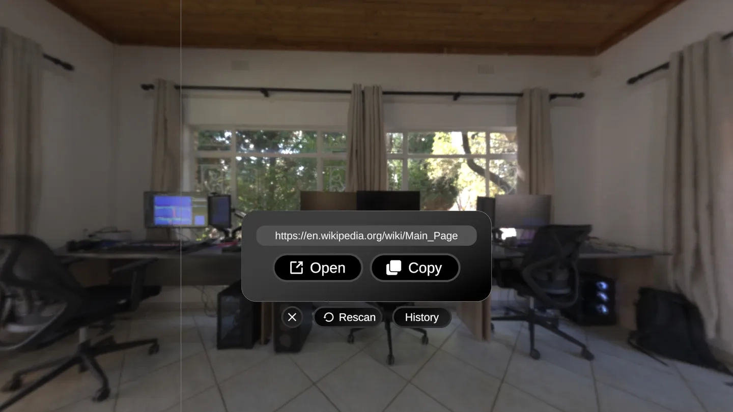 QR Scanner on SideQuest Oculus Quest Games & Apps including AppLab ...