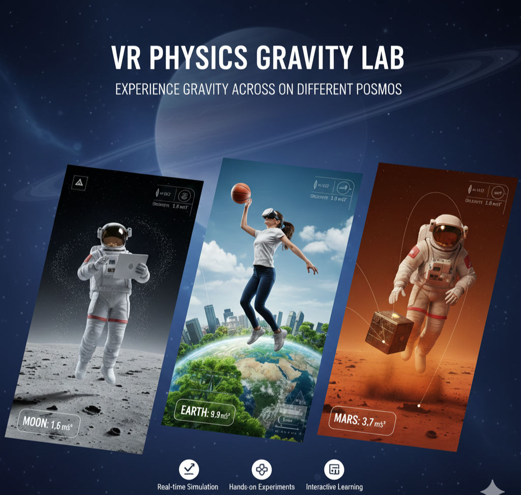 VR PHYSICS GRAVITY CONCEPT ON DIFFERENT PLANETS on SideQuest Oculus ...