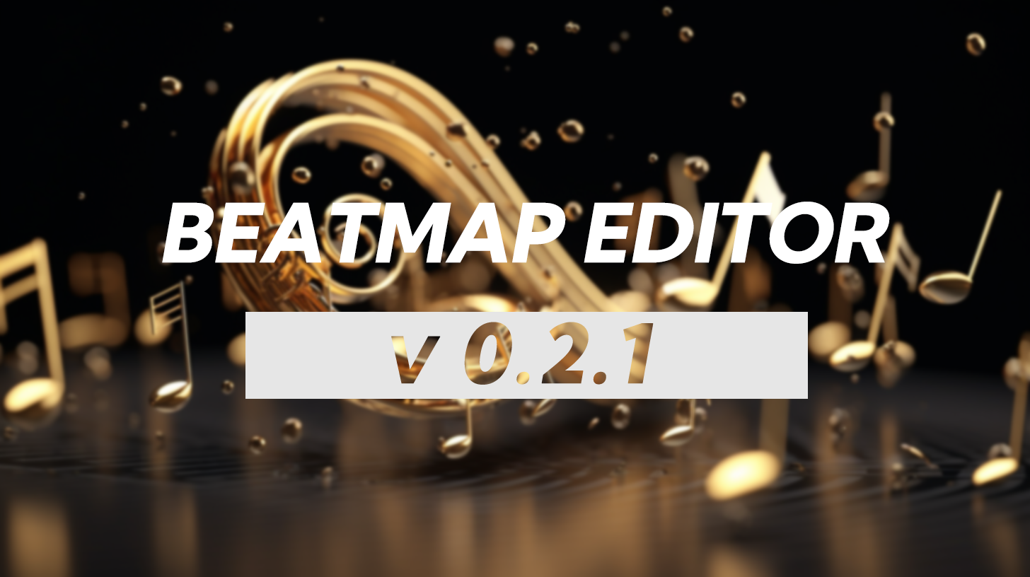 The beatmap editor has released version 0.2.1 on SideQuest Oculus Quest ...