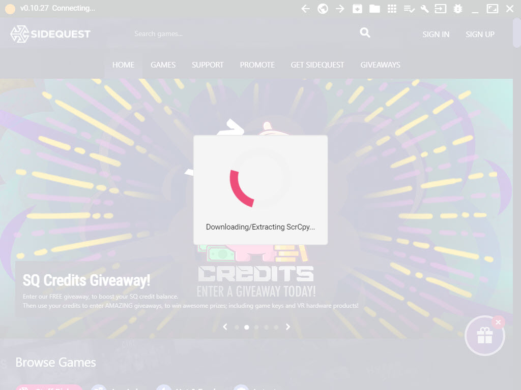 SideQuest Community ... Post: downloading/extracti... SideQuest